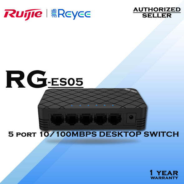 Ruijie Reyee RG-ES05 10/100 desktop switch | Lazada PH
