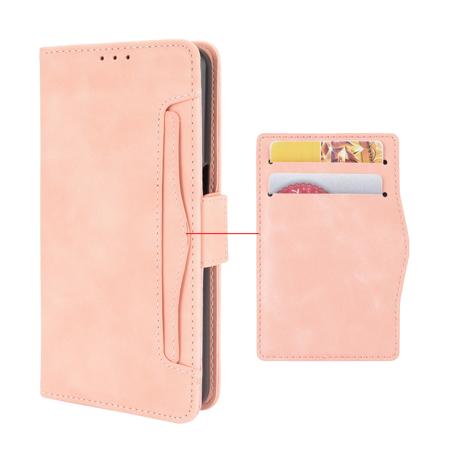 Nothing CMF Phone 2 Pro Wallet Case with Card Holder, Leather Kickstand ...