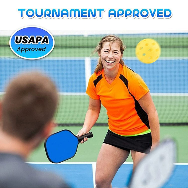 Pickleball PE Rolling Elastic Tpe Stretch Ball Pickleball 26 Holes 40 ...