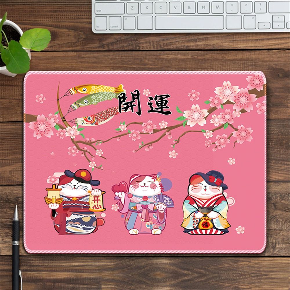 Office Laptop Almond Blossom Van Gogh Oil Painting Style Mice Mat ...