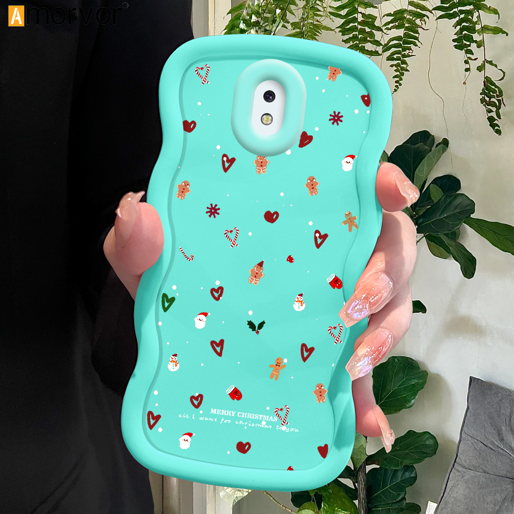 AMORVOR for Samsung J7 2017 J7 Pro Back Cover Merry Christmas Pattern ...