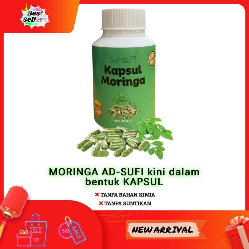 ⭐ ⭐READY STOCK⭐ ⭐ MORINGA AD-SUFI KAPSUL 30'S Khas untuk rawat masalah ...