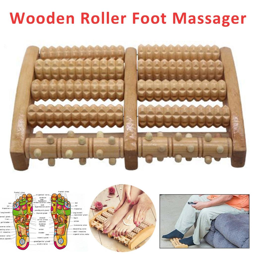 WOODEN FOOT MASSAGER ROLLER | Lazada PH