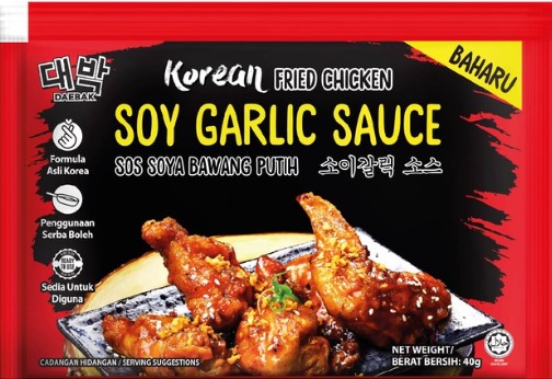 [SACHET] 40g Mamee Daebak Korean Fried Chicken Sweet Chili Soy Garlic ...