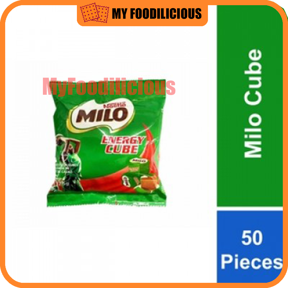 Nestle Milo Energy Cube 137.5g (50 pcs) Chocolate Tasty Fuel Vital ...