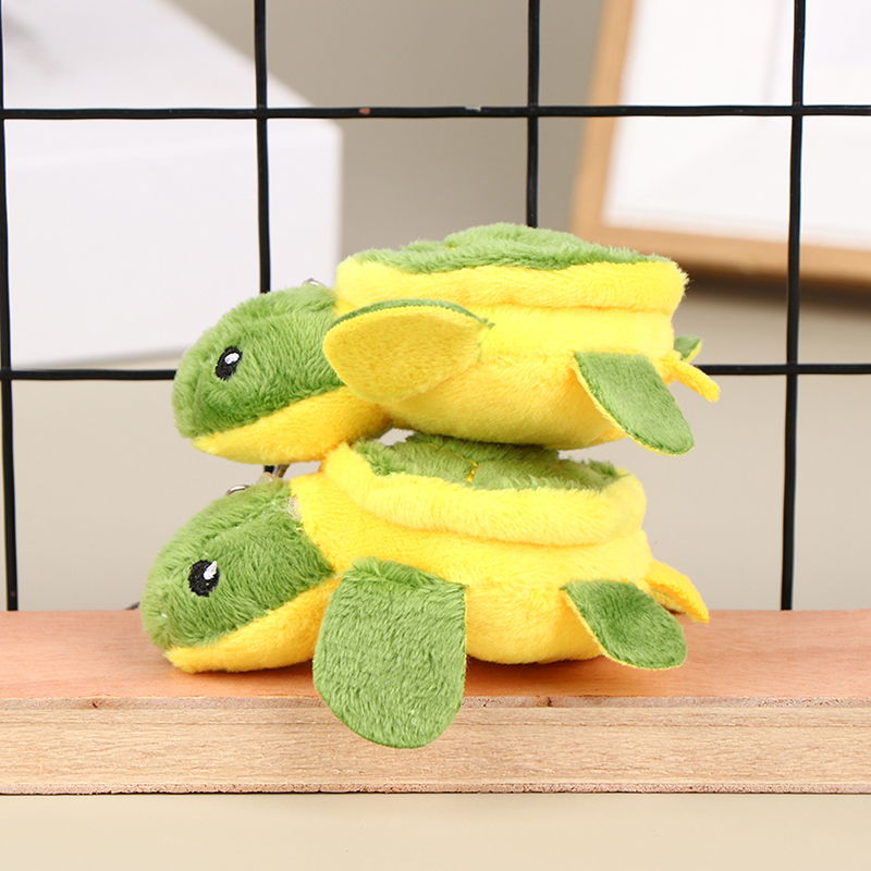 1Pc 10CM Cute Turtle Doll Stuffed Doll Cartoon Soft Plush Toy Keychain ...