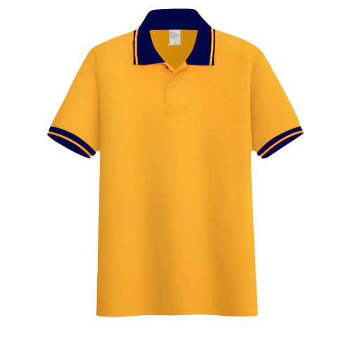 Noveli wear - Kaos polo shirt polos Kuning Gold berkerah kombinasi ...