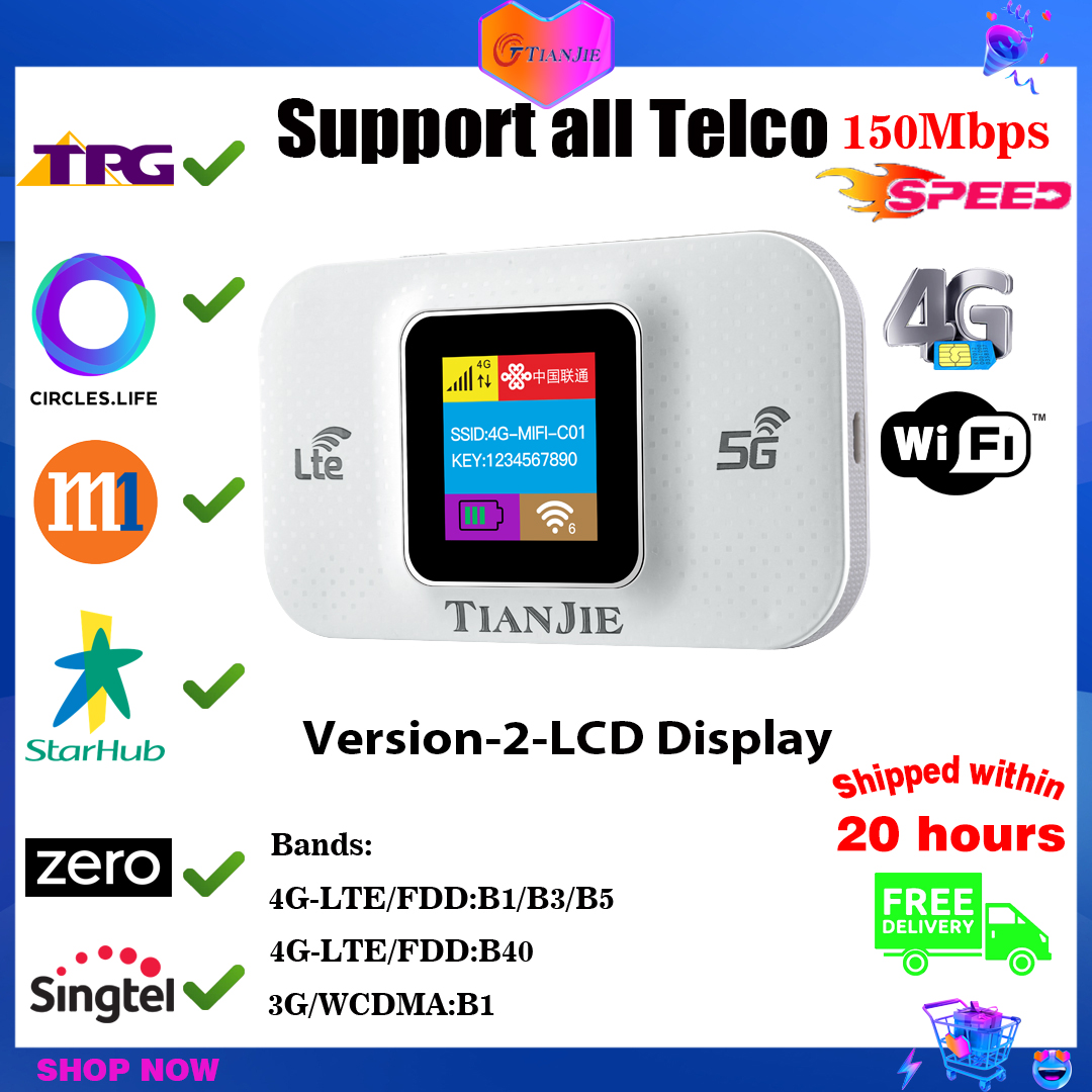 Wifi Router 4G Sim Card Pocket Wireless Wifi Mini Modem FDD/TDD Signal ...