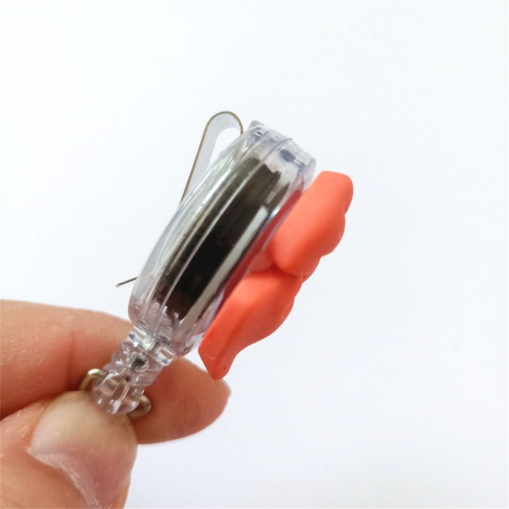 Badge Cilp Bow Flower Nurse Badge Reel 3D Flora Name Tag Retractable ...