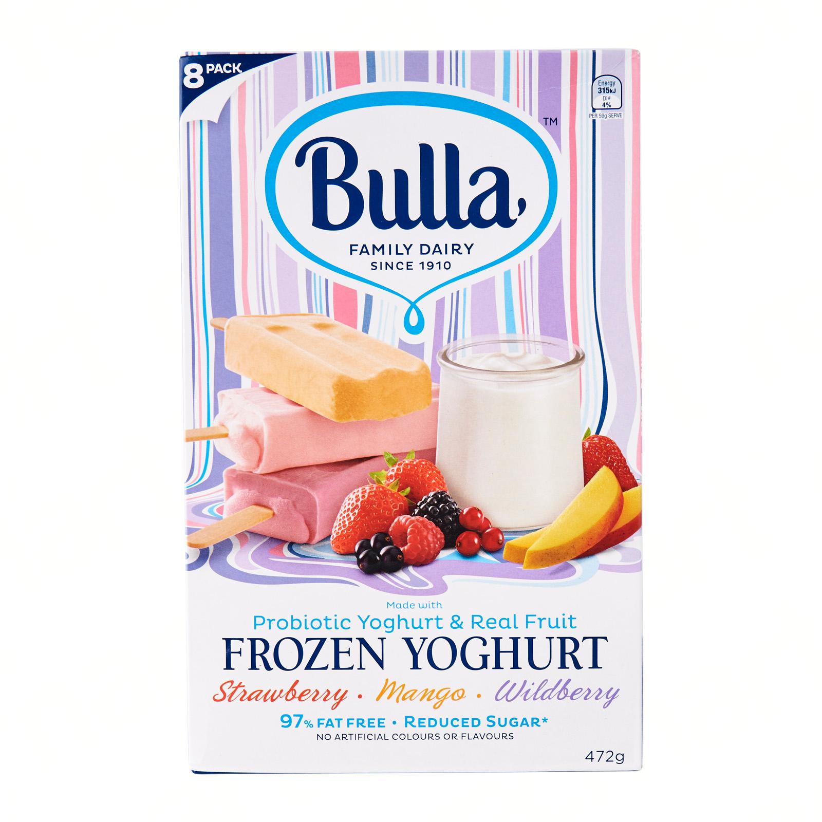 Bulla Frozen Yoghurt Variety - Strawberry Mango Wildberry | Lazada ...