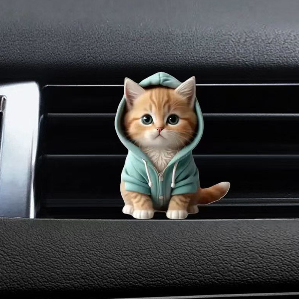 FG Car Cat Air Freshener Diffuser Outlet Vent Perfume Clips Air Outlet ...