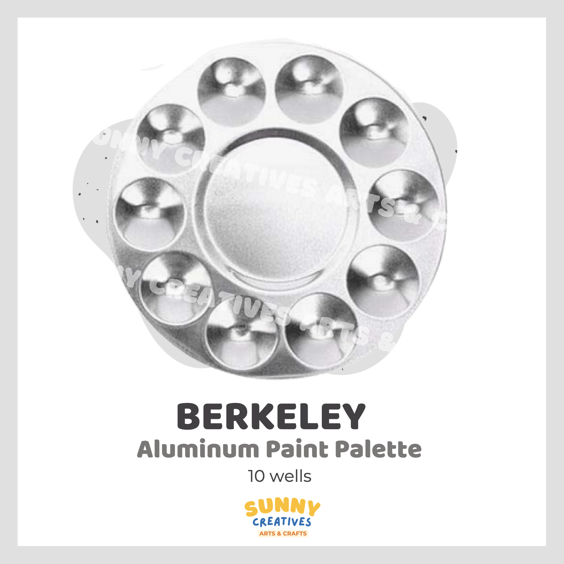 BERKELEY Aluminum Mixing Plate / Paint Palette 6 wells / 10 wells ...