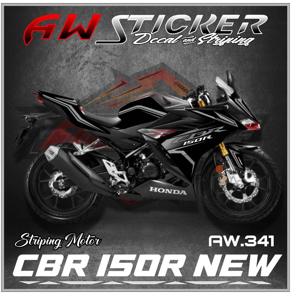 Striping CBR 150 R New Graphic / Stiker Motor Honda CBR K45R New 150 ...