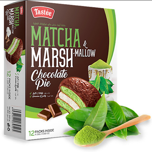 เค้กช็อกโกแลตมัจฉะ Marsh-Mallow Chocolate Pie | Lazada.co.th