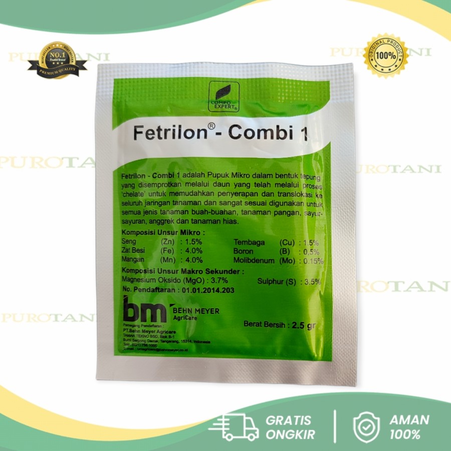 Pupuk Mikro Fetrilon Combi 1 | Lazada Indonesia