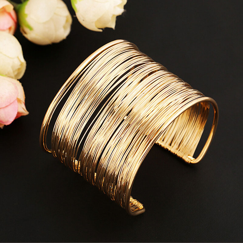 Women Fashion Statement Bracelet Bangles Dress Luxury Vintage Multilevel Bangle LUKE | Daraz.com.np