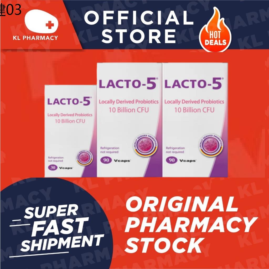 ORIGINAL Lacto 5 probiotics 90s x 2 + FREE 30s. NEW STOCK♩ | Lazada