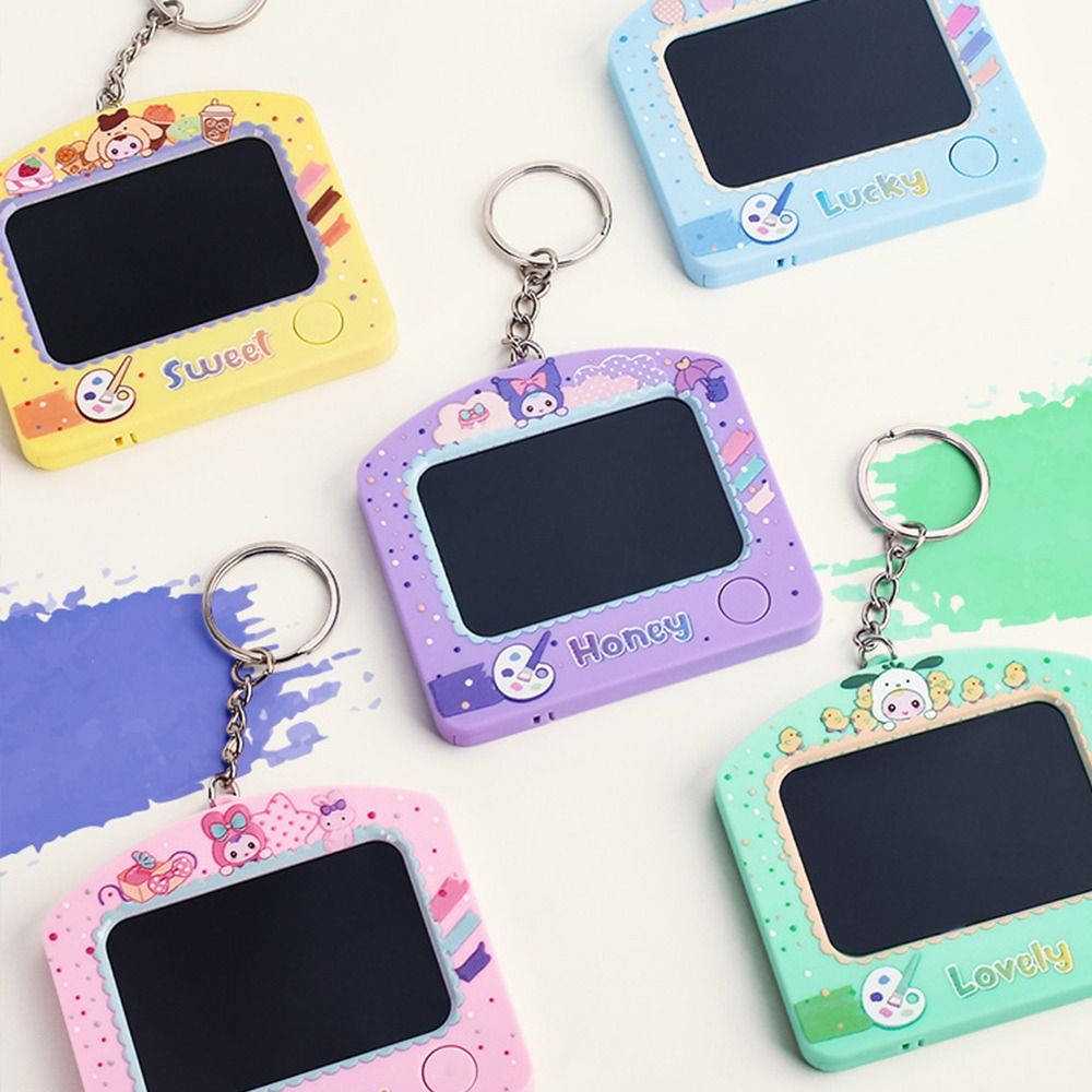 Creative Kuromi Mini Drawing Board My Melody Reusable Small Writing Pad ...