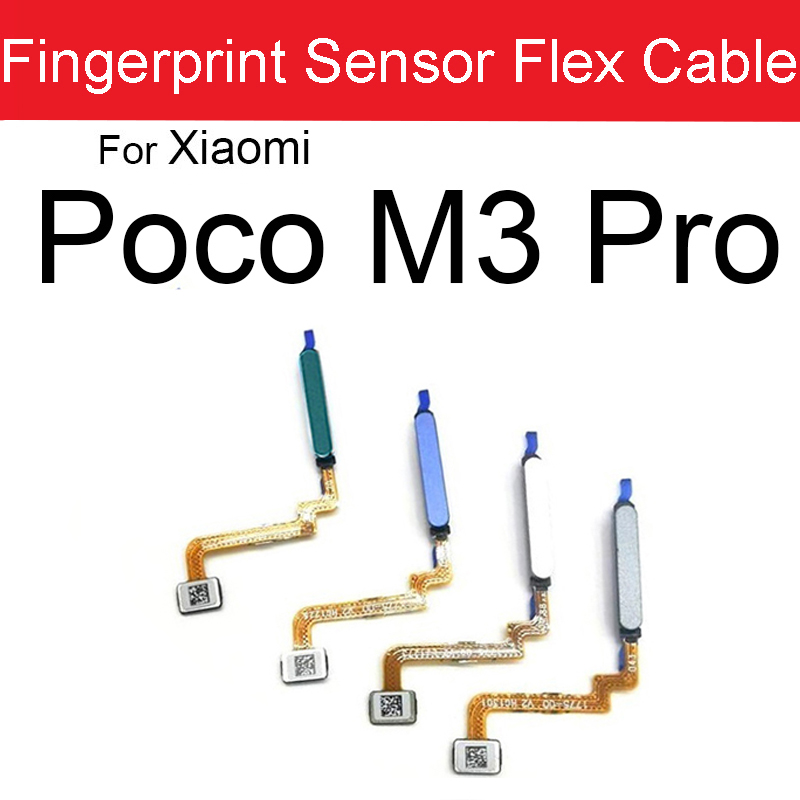 NEW Fingerprint Snesor Flex Cable For Xiaomi Poco X3 Pro F3 Pro M3 Pro ...