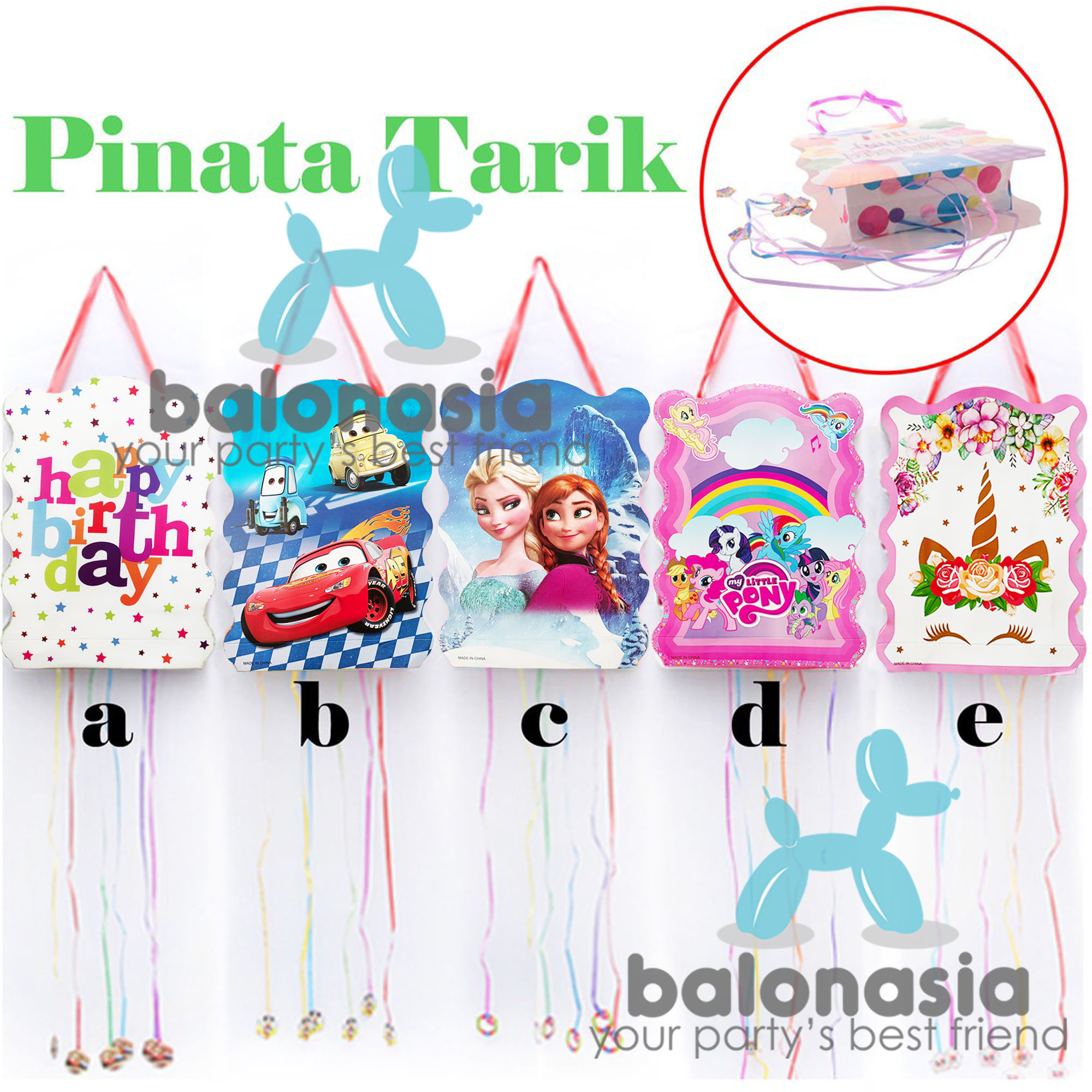 Balonasia Pinata Tarik / Pull String Paper Bag Pinata | Lazada Indonesia