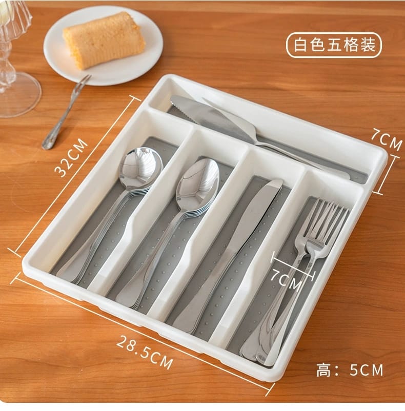 (🇲🇾READY STOCK)Kitchen Drawer Organizer Spoon Cutlery Sorting Storage ...