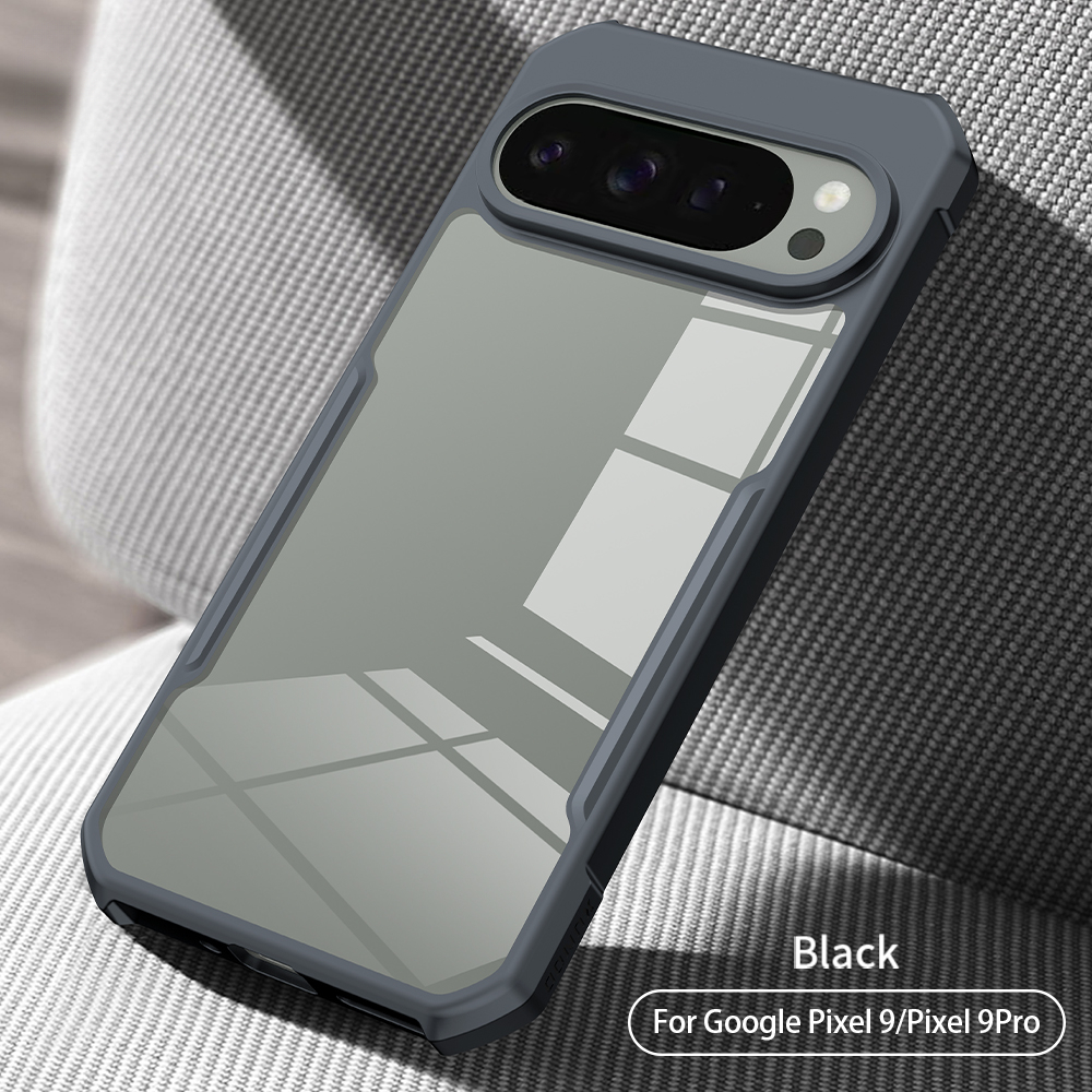 For Google Pixel 9 Pro XL Case Transparent Clear Protector Soft Frame ...