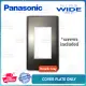 Panasonic WIDE Series Duplex Universal Outlet with Grounding 2 Gang ...