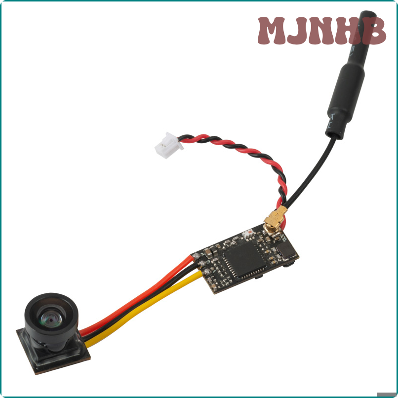 MJNHB RC Micro Camera FPV AIO 5.8G 25MW 40CH 800TVL Transmitter LST-S4+ FPV Camera With OSD ...