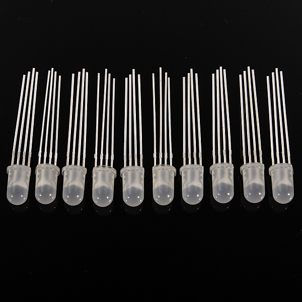 5mm RGB Best LED Common Anode/Common Tools DIY Cathode 4-Pin Tri-Color ...