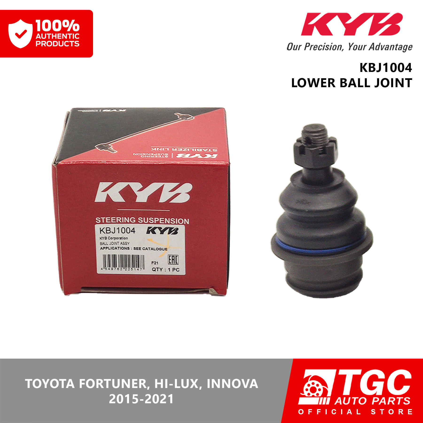 KYB KAYABA Lower Ball Joint Fortuner Innova Hilux Vigo 2005 - 2015 ...