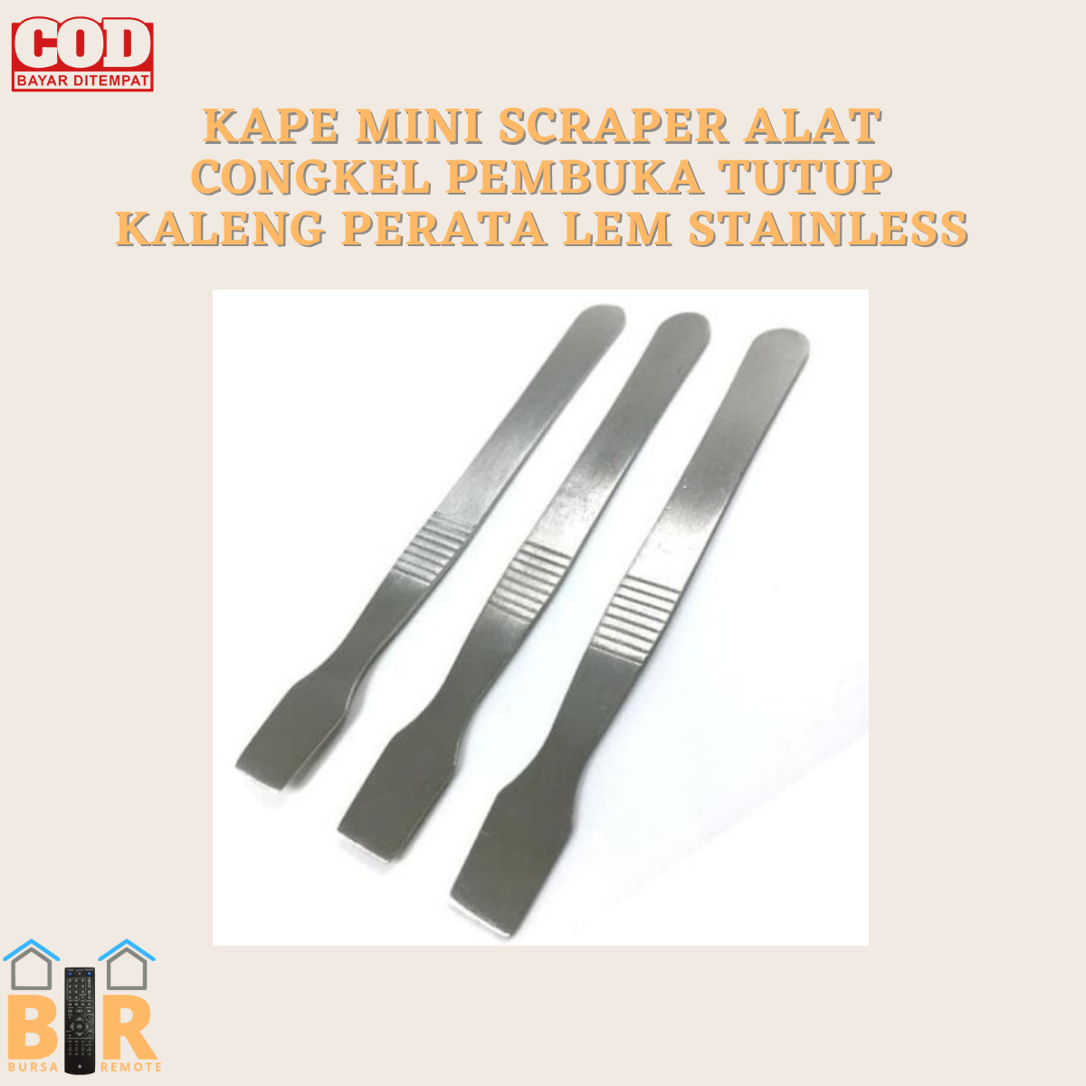 KAPE MINI SCRAPER ALAT CONGKEL PEMBUKA TUTUP KALENG PERATA LEM ...