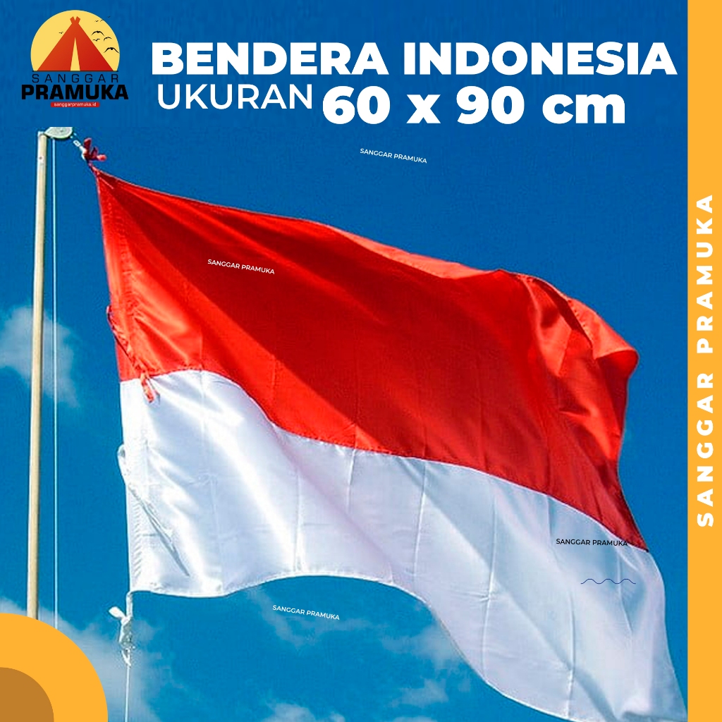 bendera merah putih 60x90 / Bendera Indonesia 60x90 / Bendera Merah ...