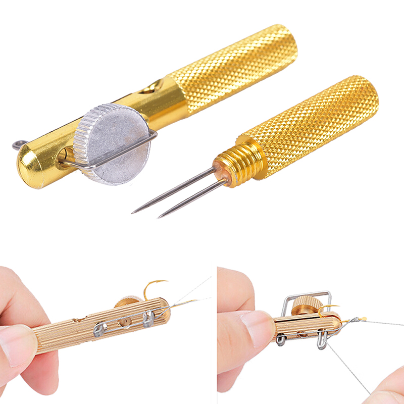 Metal Fishing Hook Knotting Tool & Tie Hook Loop Making Device Hooks ...
