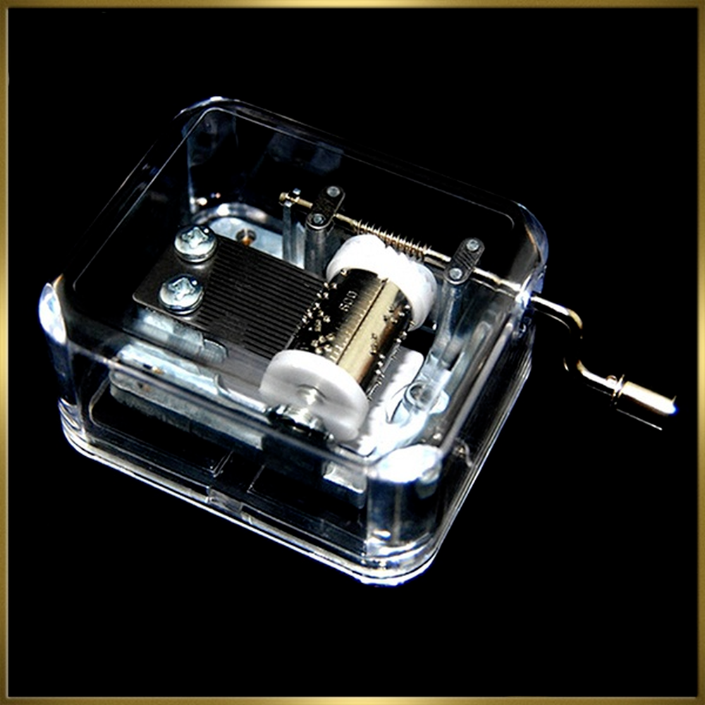 Hand Operated Music Box Creative Crafts Ornaments Hand Movement ...