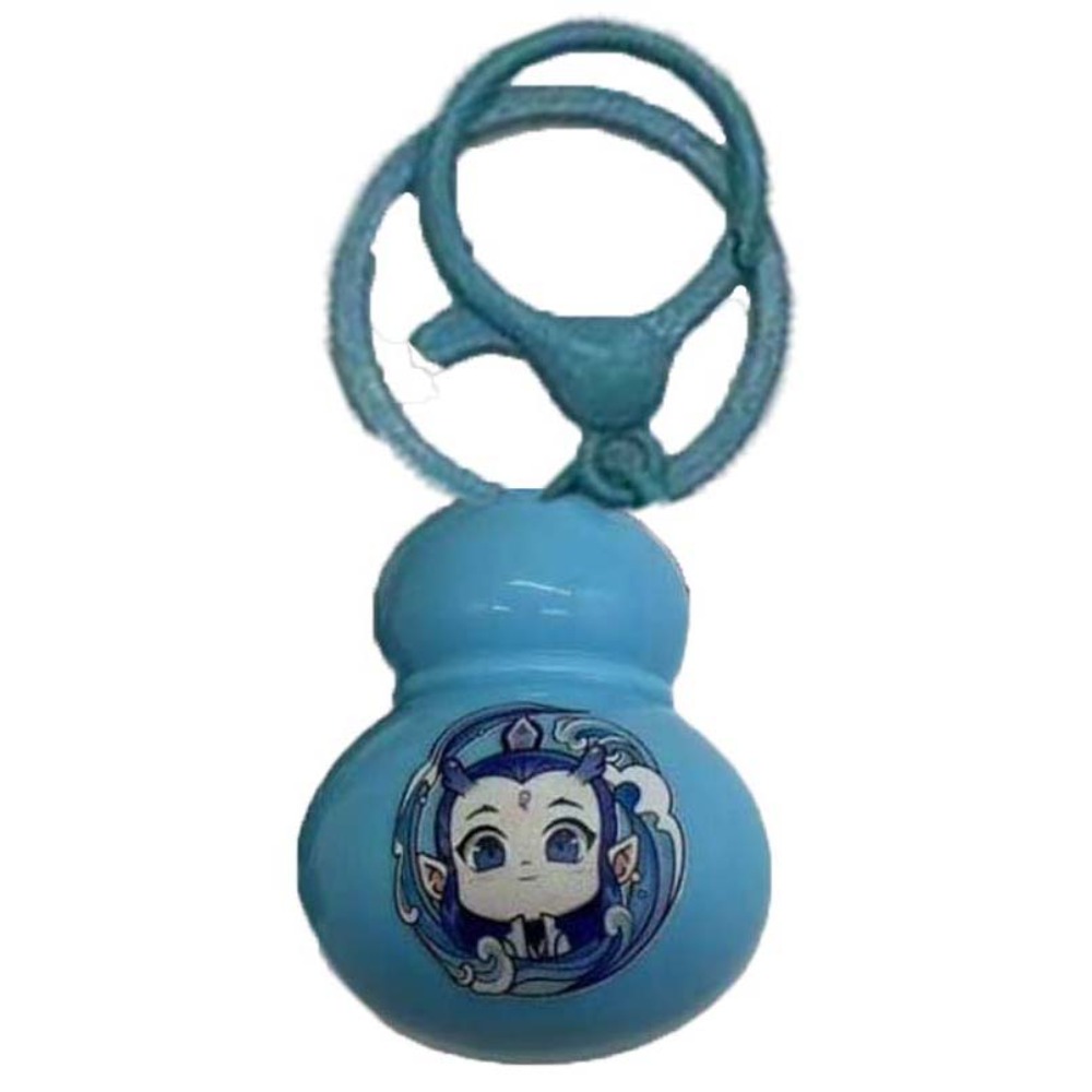 Handmade Plastic Colorful Flashing Ne Zha Keychain With Sound Night ...