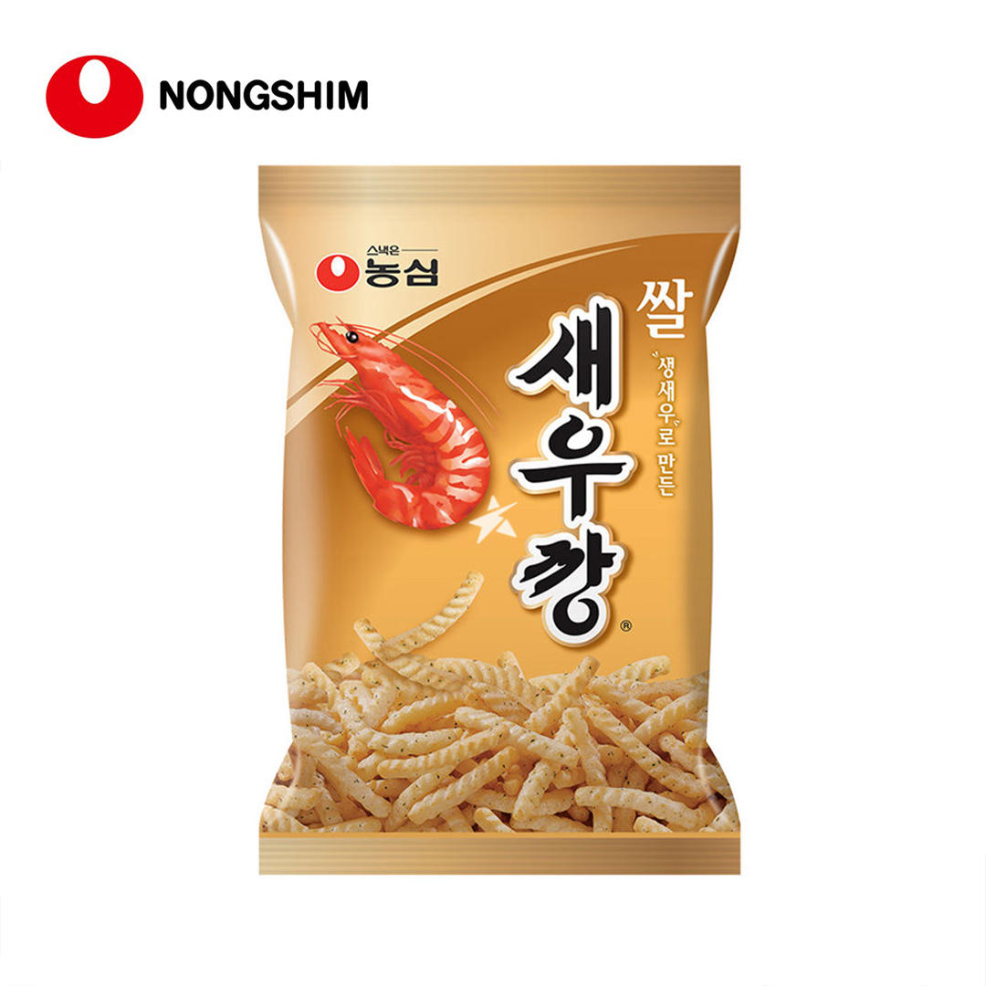 [Nongshim] rice Shrimp Carckers 80g 농심 쌀새우깡 80g | Korean Snack ...