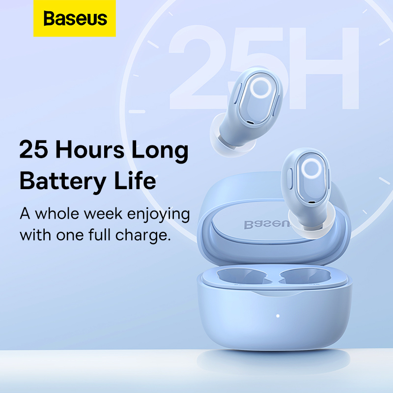 Baseus WM02 หูฟัง tws บลูทูธ 5.3 Wireless Earphones with Mic Support ...