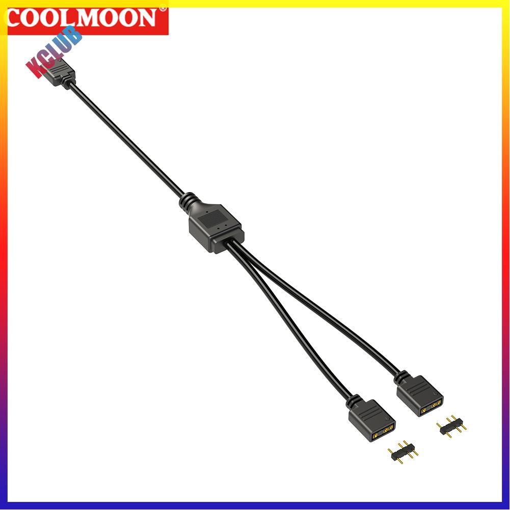ARGB Adapter Cable 5V 3PIN Connector 1 To 2/3/4 Motherboard Extension ...