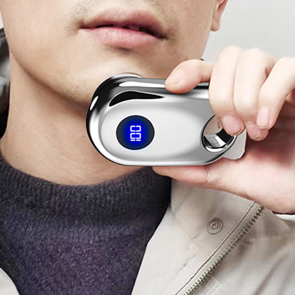 Mini Beard Shaving Machine Rechargeable Portable Electronic Shaver ...