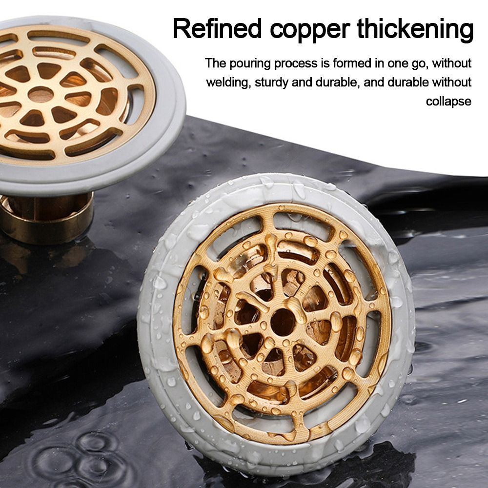 Bathroom Accessories Sewer Shower Drainer Insect Proof Seal Drain Cover ...