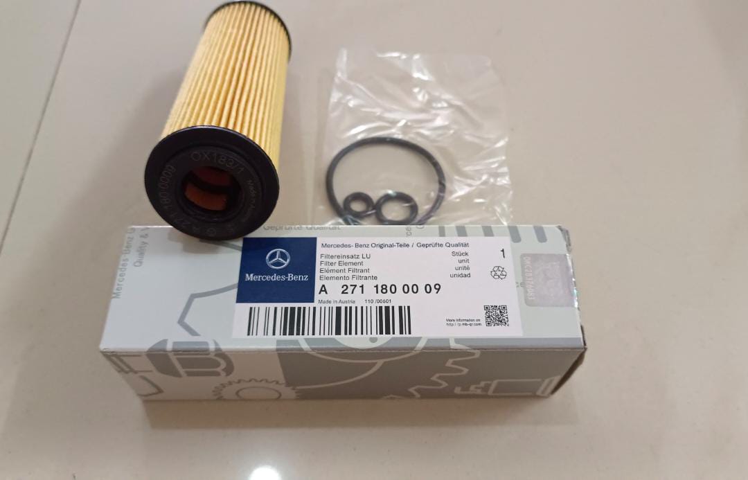2711800009 2711800109 OIL FILTER KOMPRESSOR MERCEDES W203 W204 W209 ...