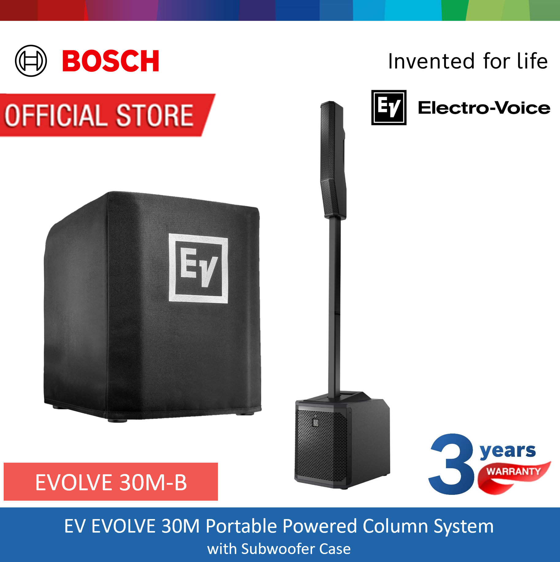 Electro-Voice EV EVOLVE 30M Portable Powered Column System | Lazada Singapore