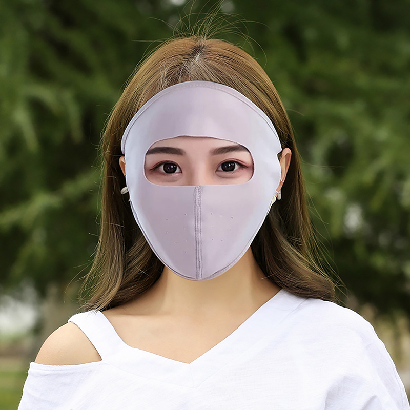 New Summer Sunscreen Ice Silk Mask UV Protection Face Cover Sunscreen ...