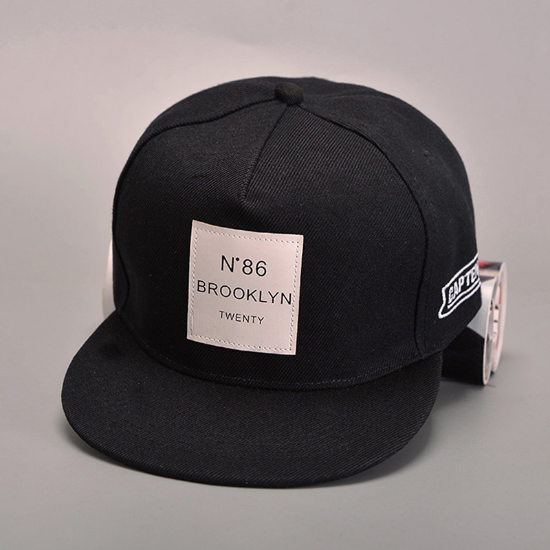 New Women Men BROOKLYN Letters Solid Color Patch Baseball Cap Hip Hop ...