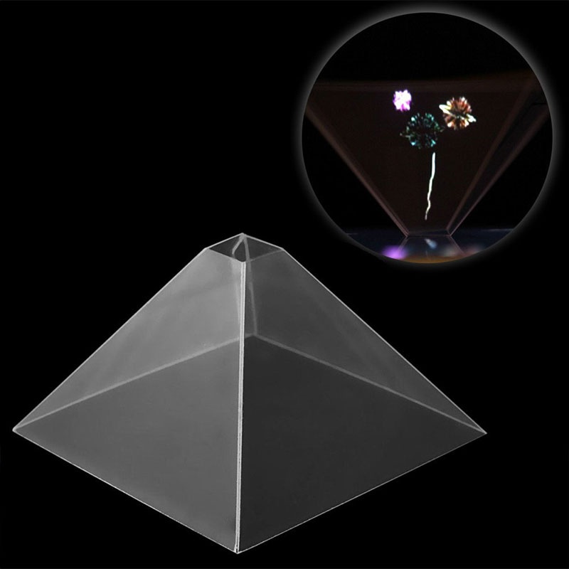 3D Hologram Display Pyramid Projector For 3.5-6.5"Smart | Daraz.pk