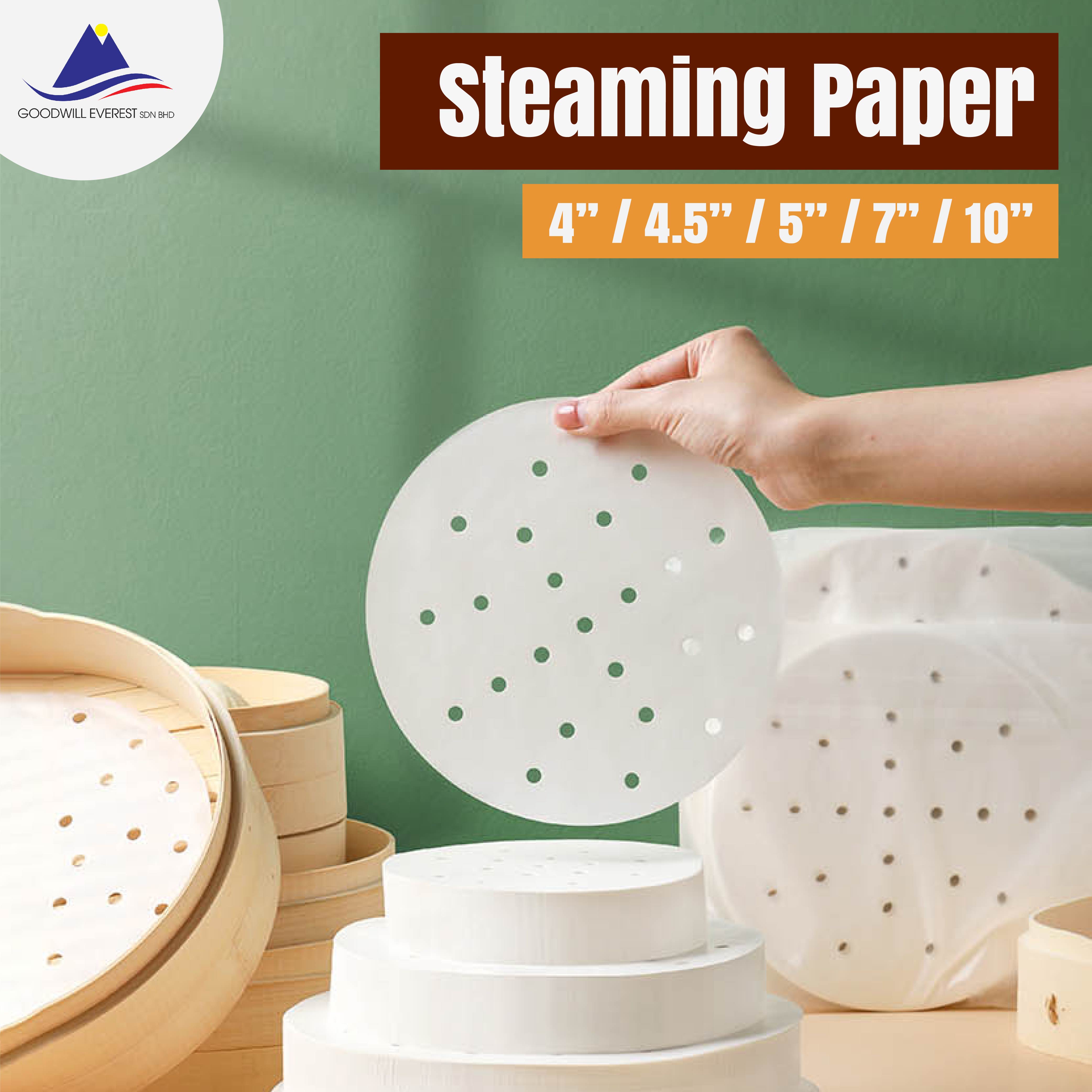 Steaming Papers / Dim Sum Paper/ for Streamer use/ 一次性透气蒸笼纸 | Lazada