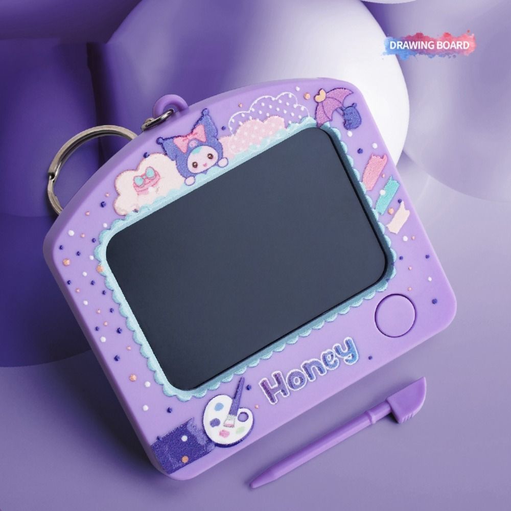 Creative Kuromi Mini Drawing Board My Melody Reusable Small Writing Pad ...