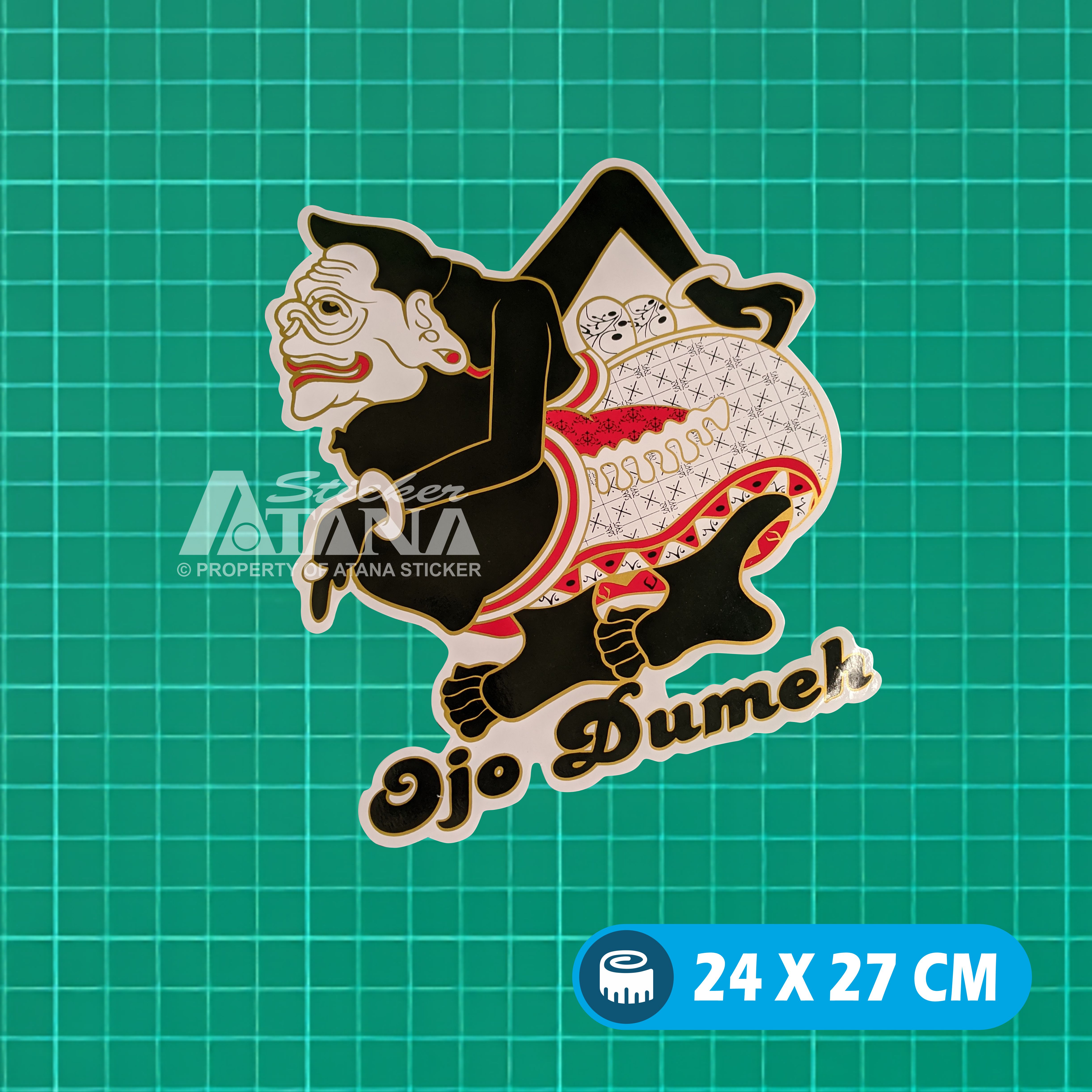 Stiker Printing Semar Sticker Sablon Jumbo Besar Vinyl Graftac Wayang ...