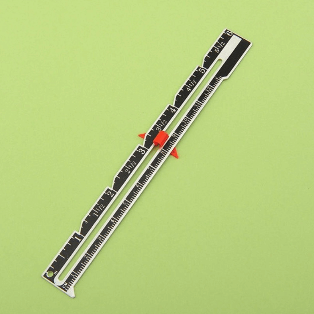 Crafting Hemming Measuring Sewing Measuring Tool Metal Fixed-Edge ...