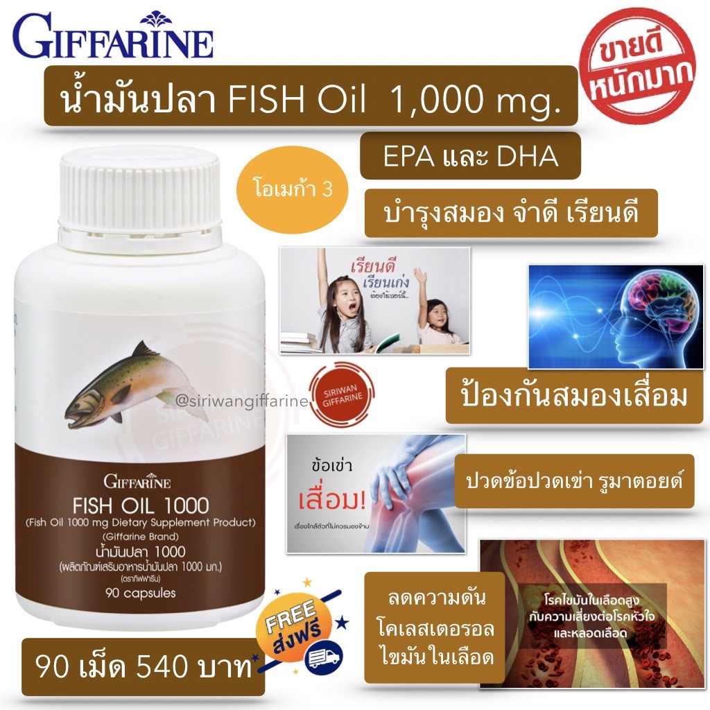 Kirkland ,Signature,Fish Oil ,400 Softgels ,1000mg มก,น้ำมันปลา,หัวใจ ...